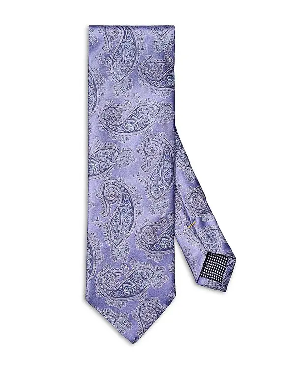 Eton Paisley Neck Tie - Purple