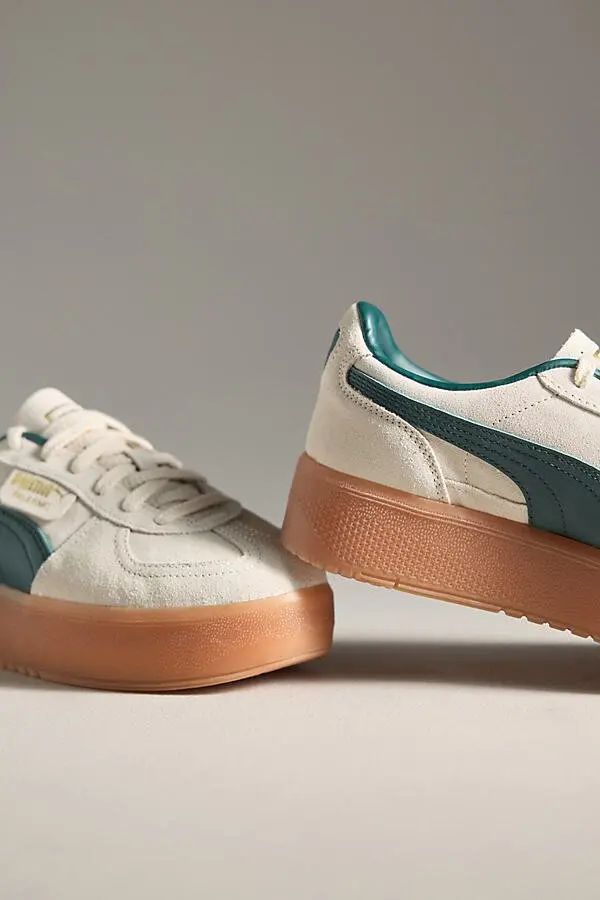 PUMA Palermo Elevata Sneakers - Alpine Snow-green Terrain