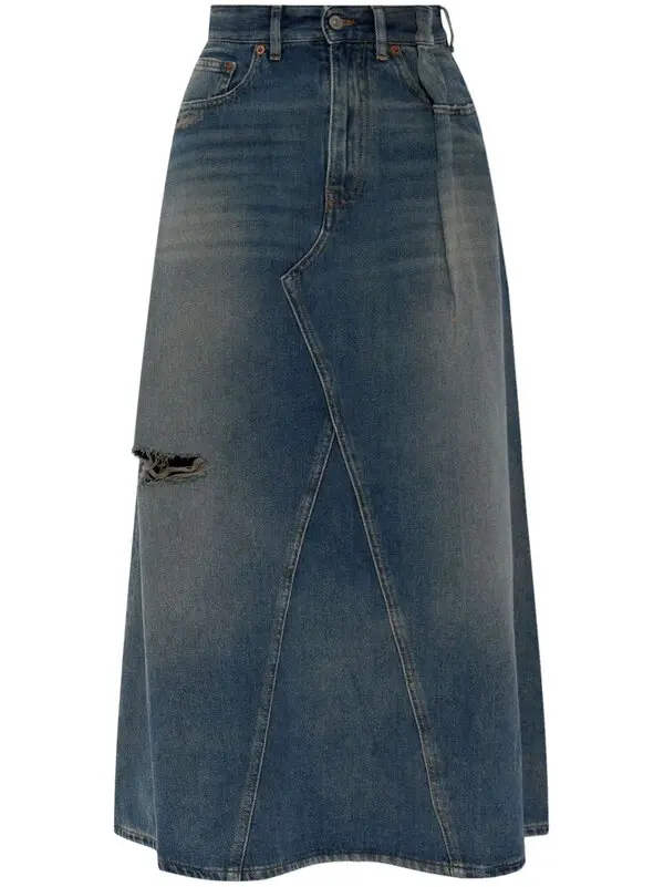 MAISON MARGIELA Distressed Effect Skirt