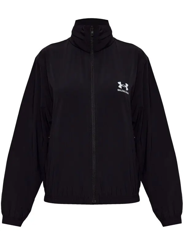 Balenciaga Logo-print Jacket - Black