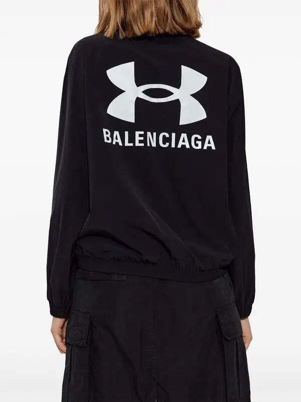 Balenciaga Logo-print Jacket - Black