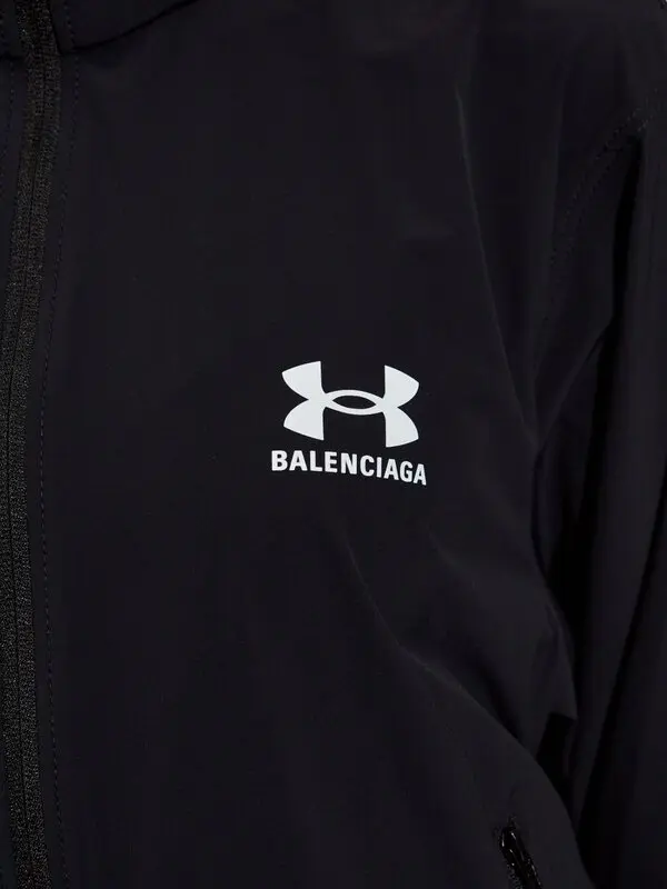 Balenciaga Logo-print Jacket - Black