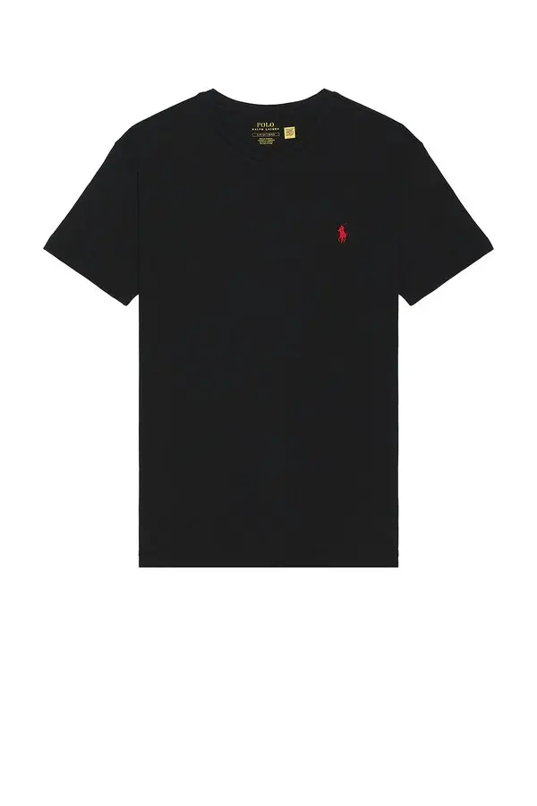 Polo Ralph Lauren Short Sleeve Crewneck T-shirt In Black - Rl Black