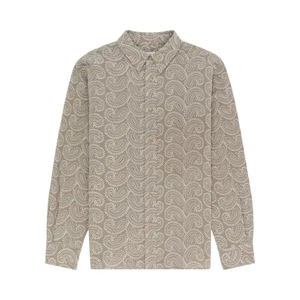 Aimé Leon Dore Paisley Embroidered Shirt - Brown