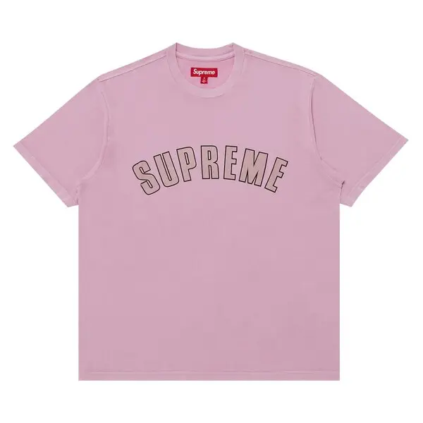 Supreme Cracked Arc Short-sleeve Top - Pink