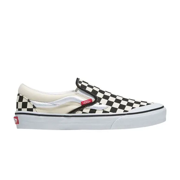 VANS Classic Slip-on 138 Sidestripe Checkerboard - Black