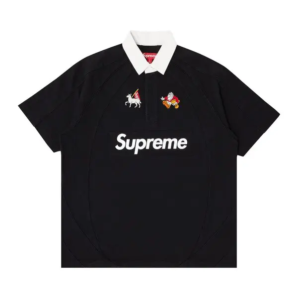 Supreme Short-sleeve Rugby - Black