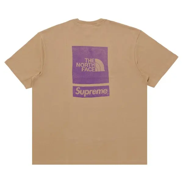 Supreme X The North Face Short-sleeve Top 'khaki - Tan