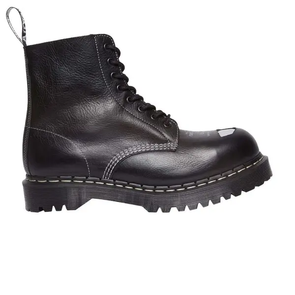 Dr. Martens 1460 Pascal Bex Exposed Steel Toe Lace Up Boot - Black