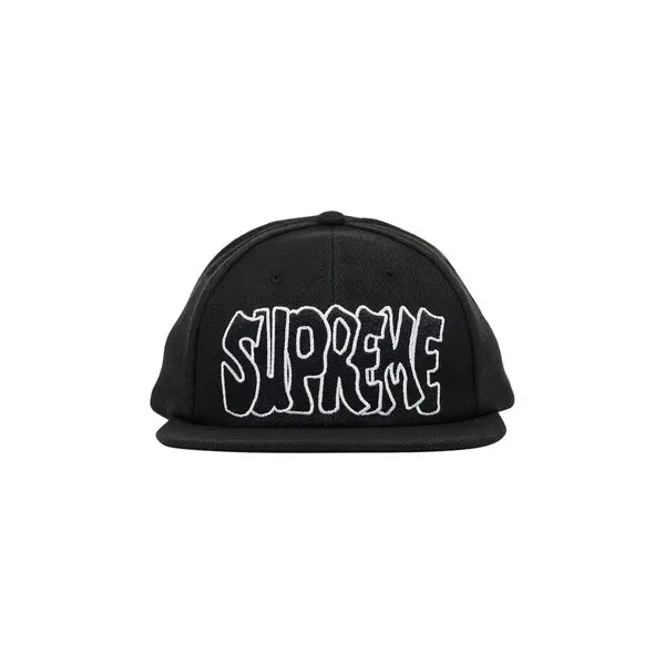 Supreme Creep 6-panel Cap - Black