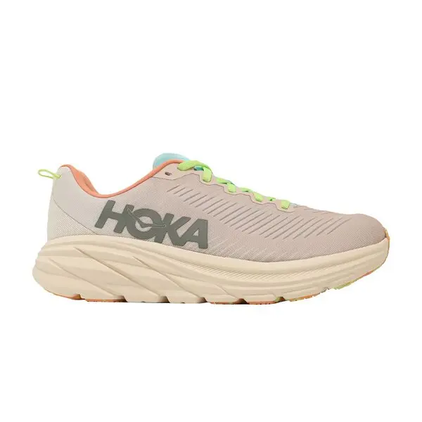 HOKA Rincon 3 Wide Sneakers - Cream
