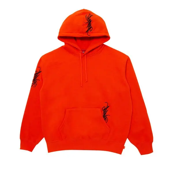 Supreme Tag Hooded Sweatshirt - Orange