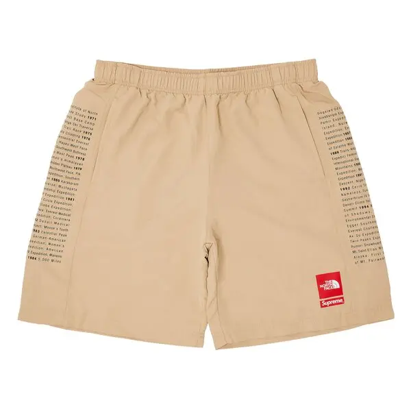 Supreme X The North Face Nylon Short - Tan