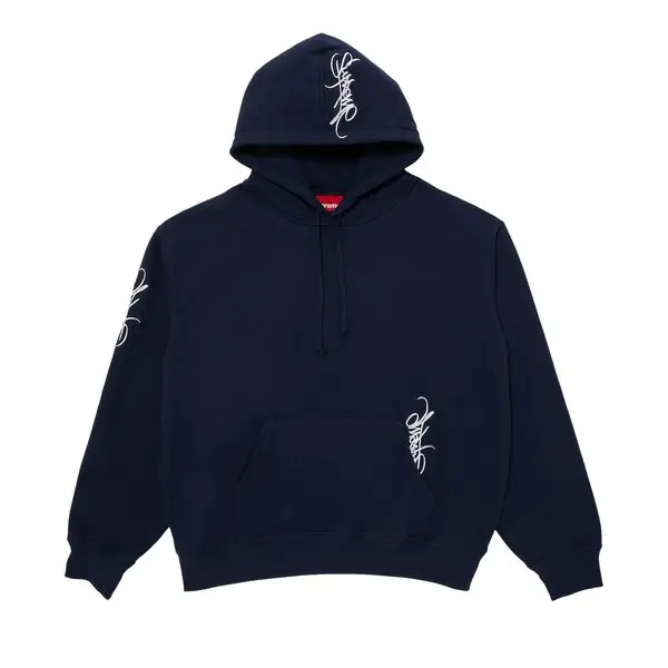 Supreme Tag Hooded Sweatshirt - Blue