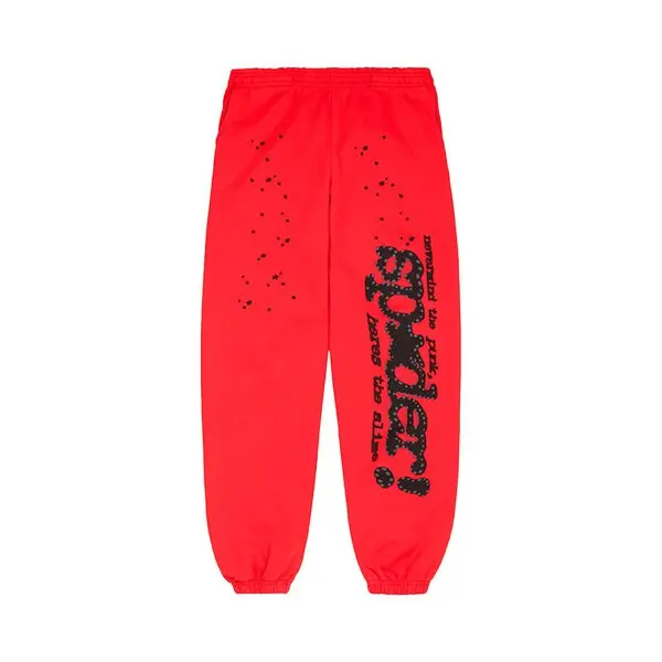 SP5DER P*nk V2 Sweatpant - Red