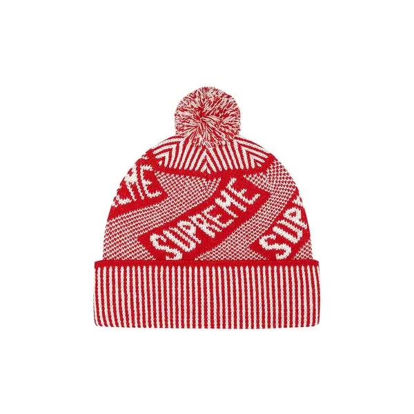 Supreme Banner Beanie - Red