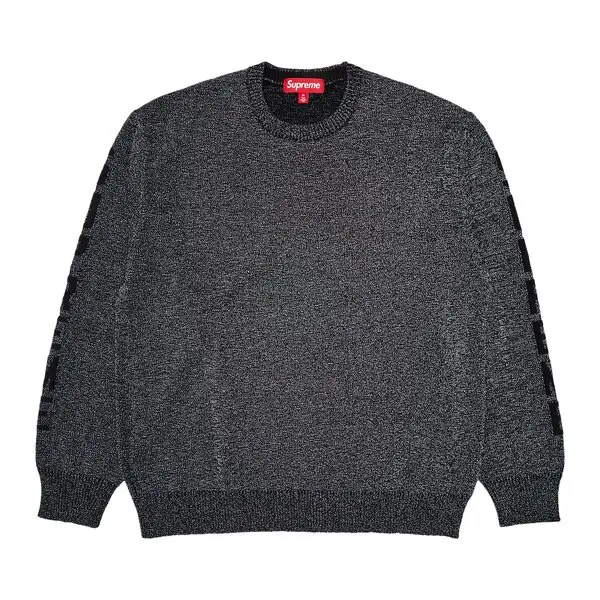 Supreme Reflective Sweater - Black