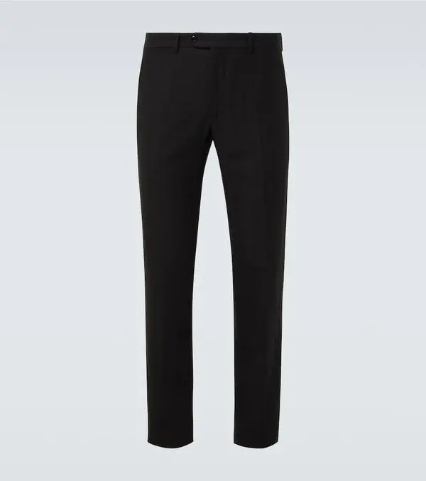 Rubinacci Modluca Straight Trousers - Black
