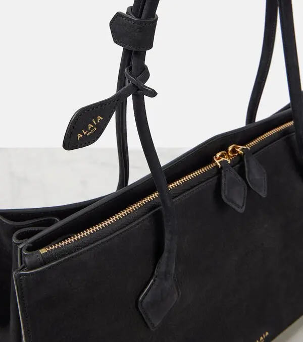 Alaïa Le Teckel Leather Tote Bag - Black
