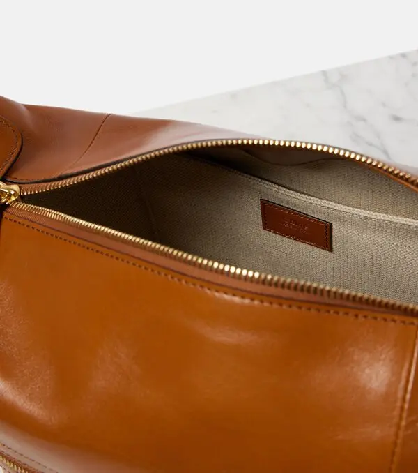 Chloé Leather Camera Chain Shoulder Bag - Black