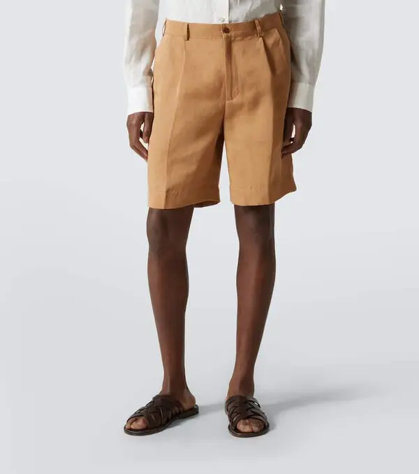 Rubinacci Pleated Bermuda Shorts