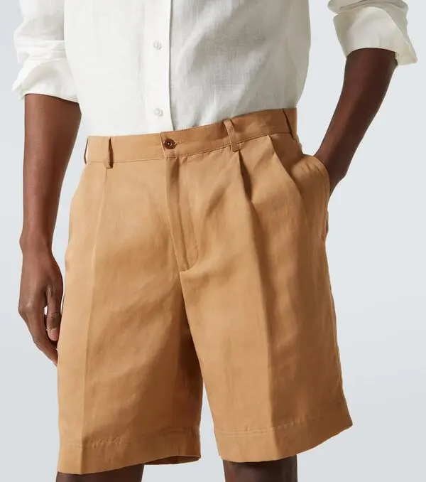 Rubinacci Pleated Bermuda Shorts