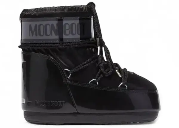 Moon Boot Icon Low Nylon Boots - Black