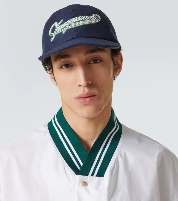Jacquemus Wool-blend Baseball Cap - Blue