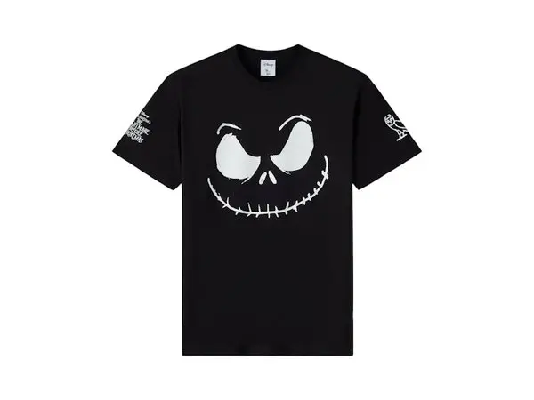 OVO The Nightmare Before Christmas Jack Skellington T-shirt - Black