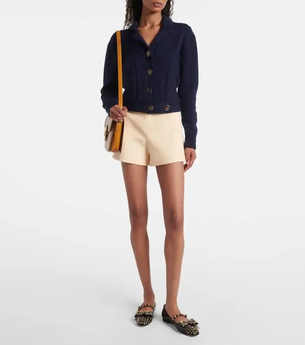 Valentino Garavani Wool And Cotton Cardigan