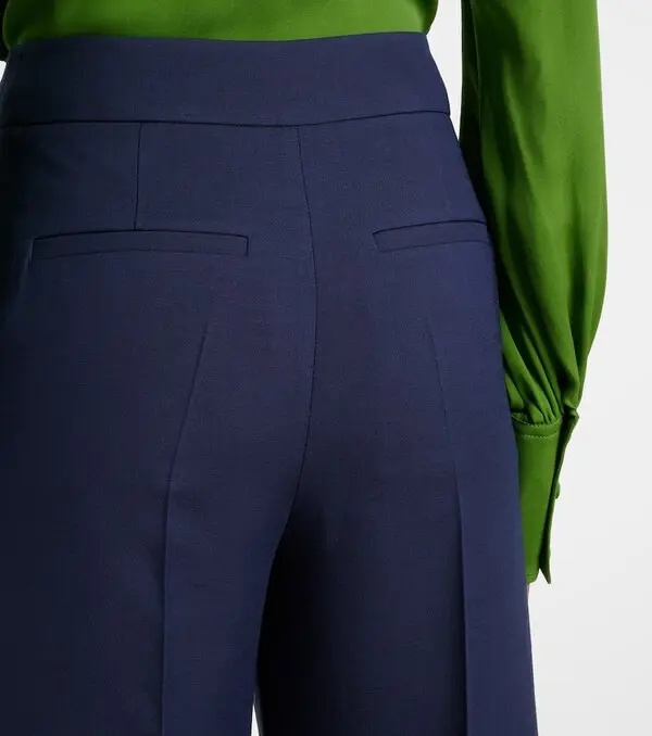 Valentino Garavani Crepe Couture Wide-leg Pants