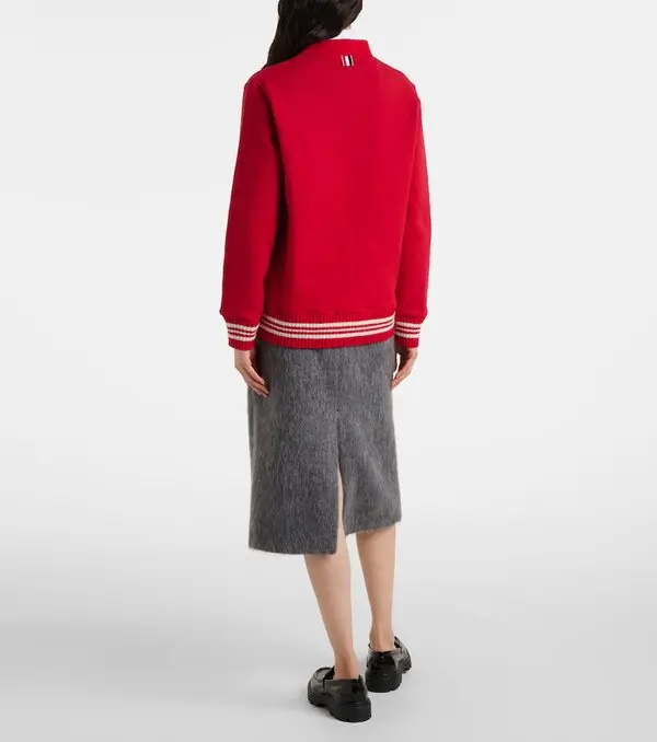 Thom Browne 4-bar Cotton Cardigan