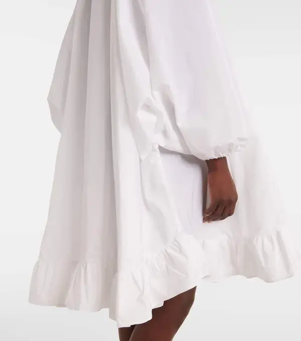 PATOU Ruffled Minidress - White