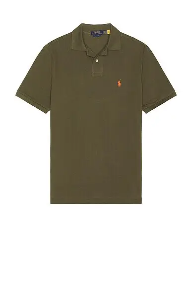 Polo Ralph Lauren Short Sleeve Mesh Polo - Canopy Olive