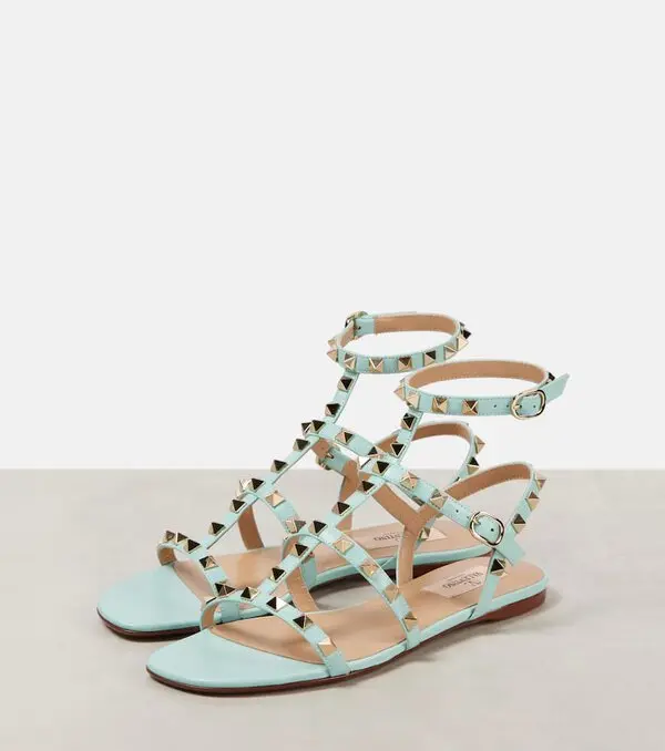 Valentino Garavani Rockstud Classic Leather Sandals
