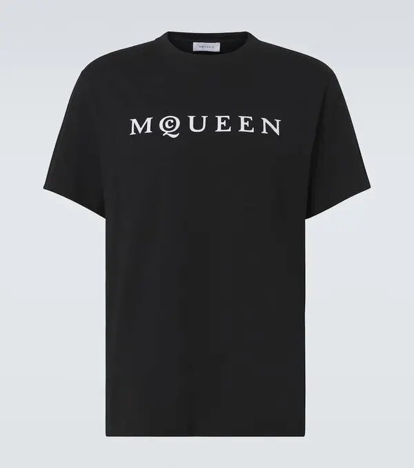 Alexander McQueen Logo Cotton Jersey T-shirt