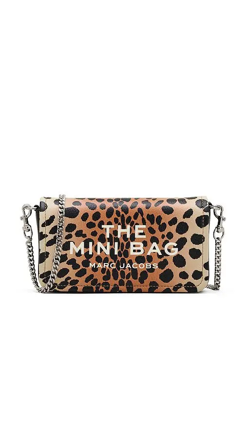 Marc Jacobs The Cheetah Leather Chain Mini Bag