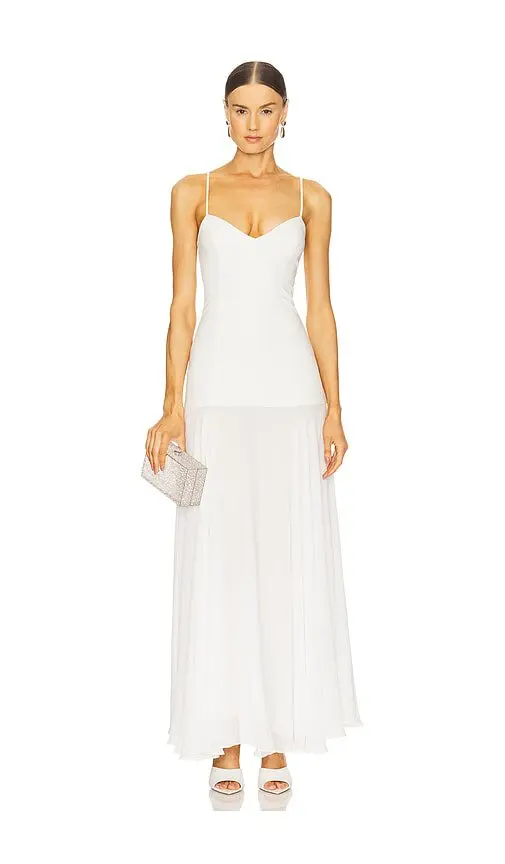 LOVERS AND FRIENDS Rochelle Gown - White