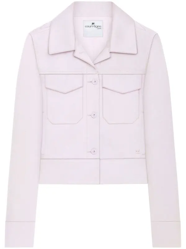 COURREGES Logo-patch Jacket