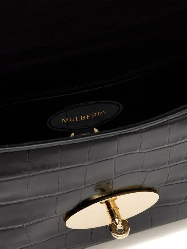 Mulberry Lily Crossbody Bag - Black