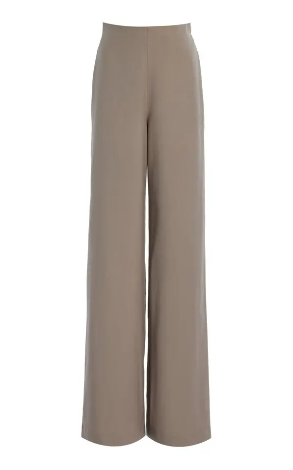 SEV High-waisted Wool Wide-leg Trousers