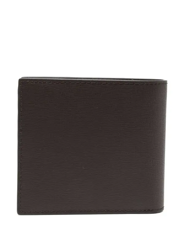 Bally Leather Bi-fold Wallet - Brown