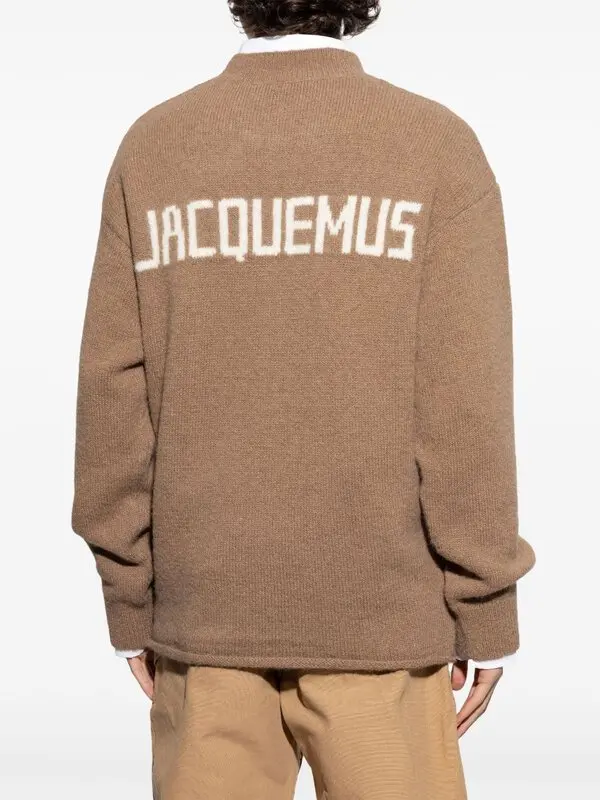 Jacquemus Drop-shoulder Sweater - Brown