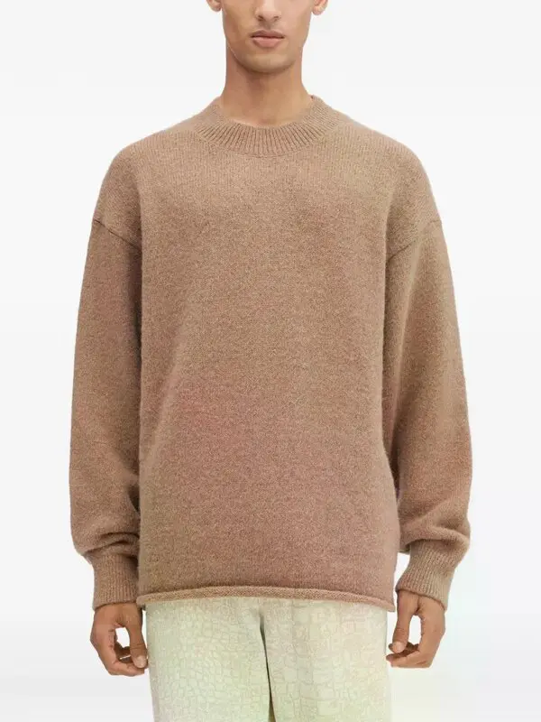 Jacquemus Drop-shoulder Sweater - Brown