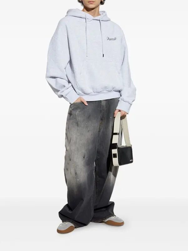 Jacquemus Gros Grain Hoodie - Grey