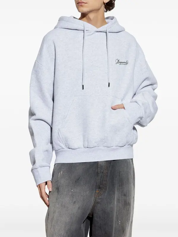 Jacquemus Gros Grain Hoodie - Grey
