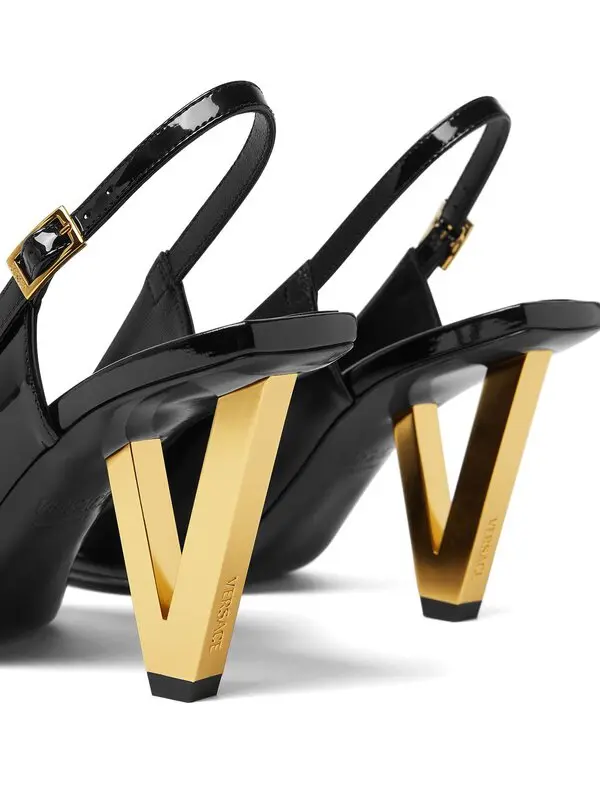 Versace 85mm V2025 Slingback Pumps