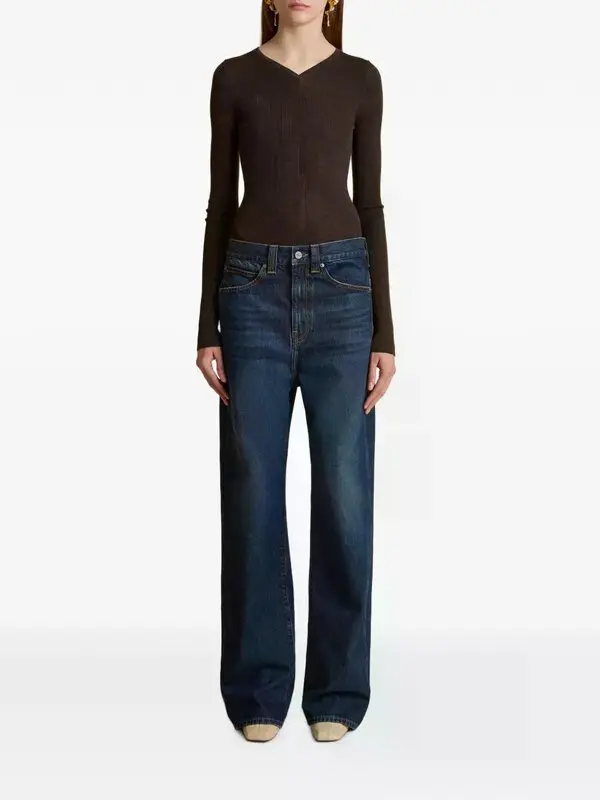 Khaite Bonnie Jeans - Blue