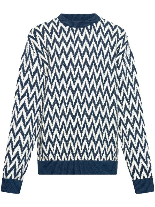 LANVIN Zigzag Motif Sweater