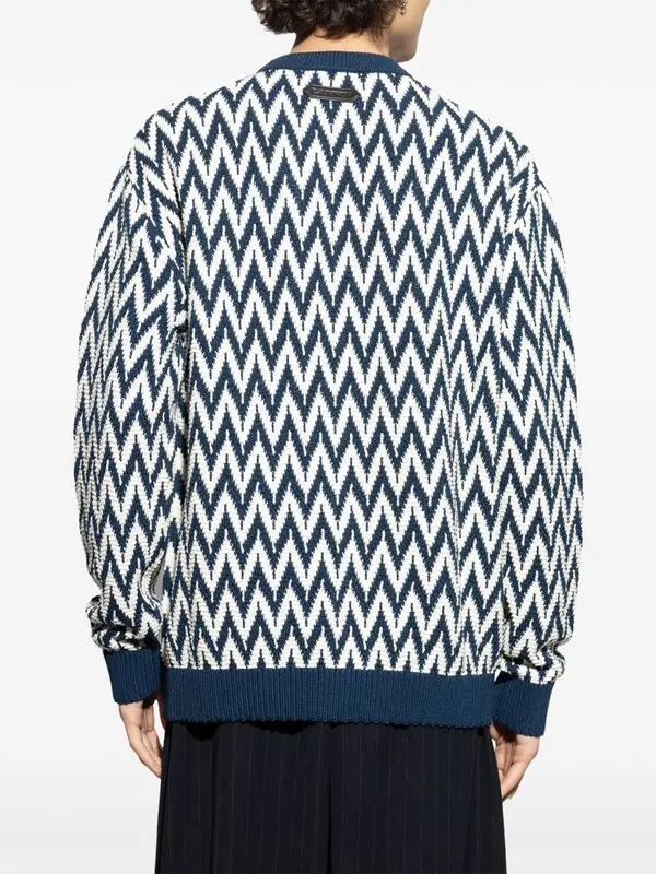 LANVIN Zigzag Motif Sweater